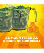 delicious orange flavor fiber gummies