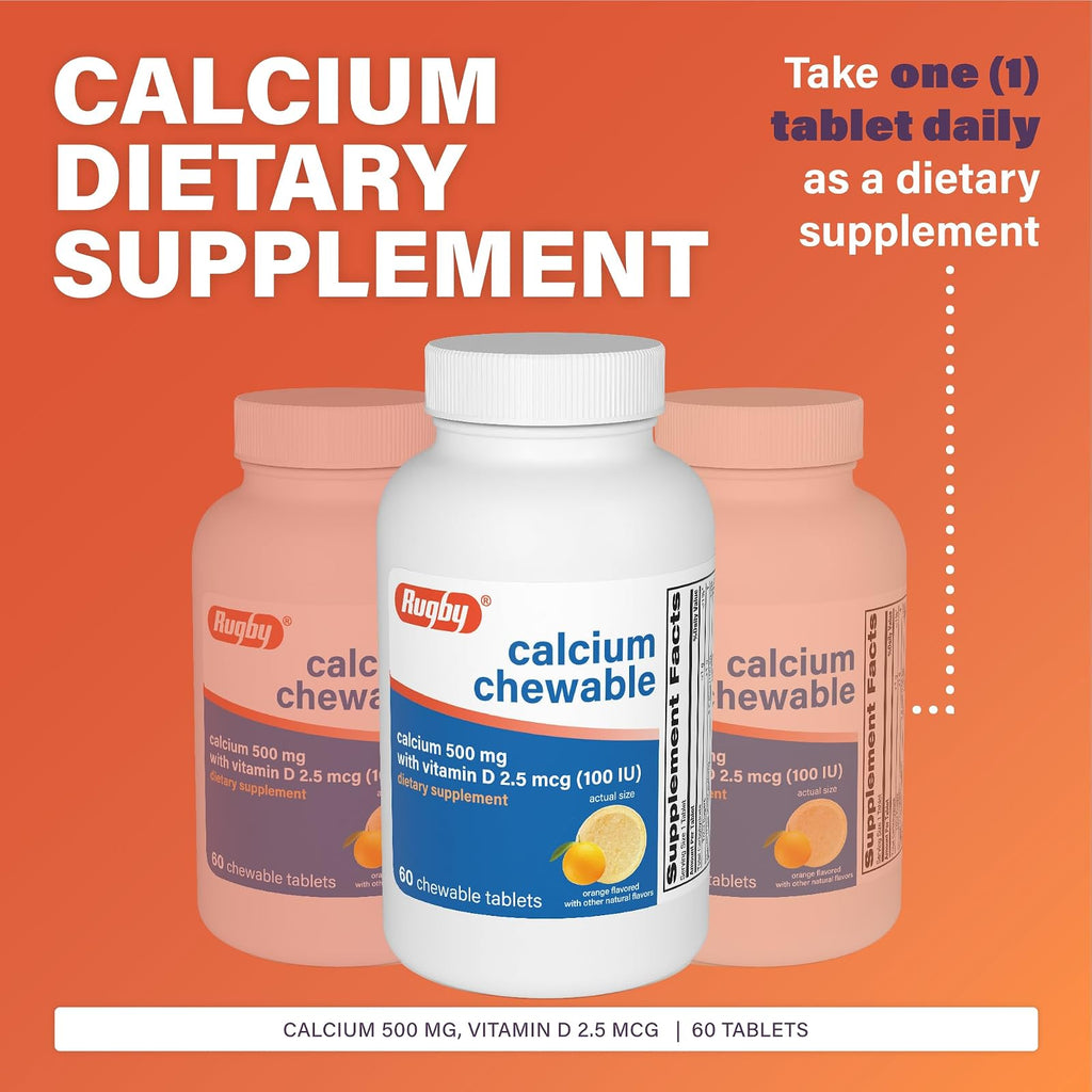 delicious orange flavour calcium supplement