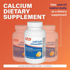 delicious orange flavour calcium supplement