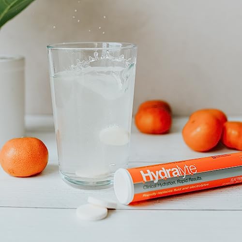 delicious orange flavour electrolyte tablets