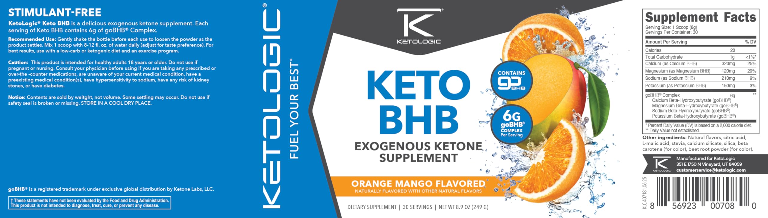 delicious orange mango keto drink