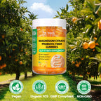 Delicious orange multivitamins for adults