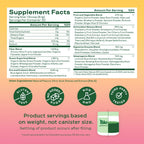 Delicious orange passionfruit greens powder