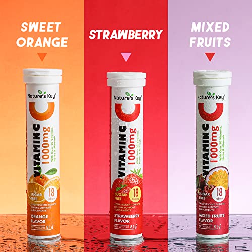 delicious orange vitamin C effervescence