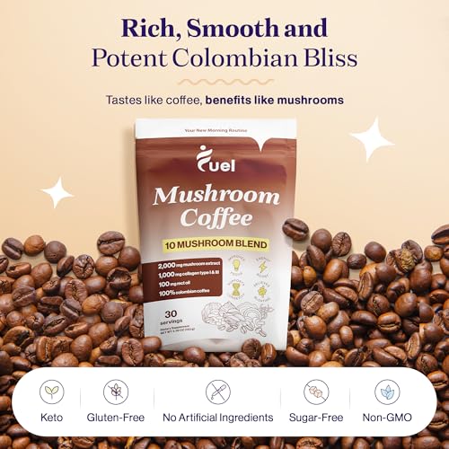 delicious organic mushroom beverage