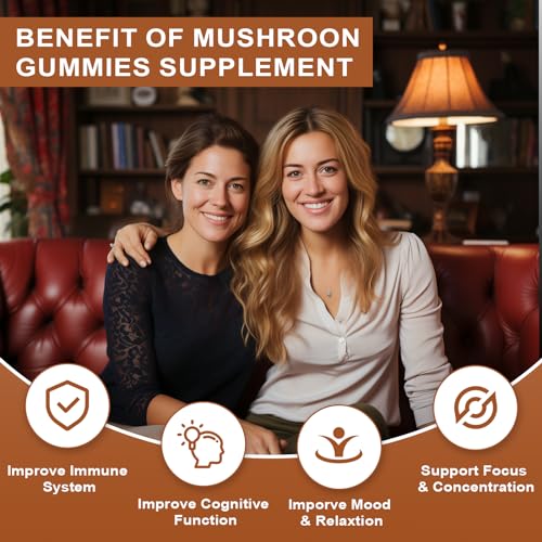 delicious organic mushroom gummies