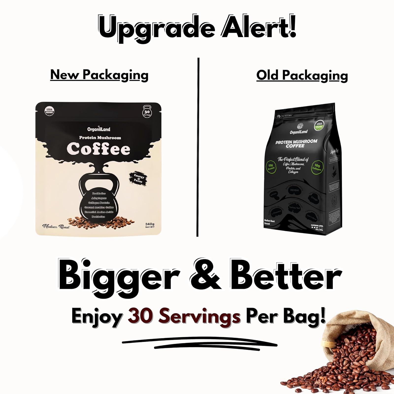 delicious OrganiiLand mushroom coffee taste