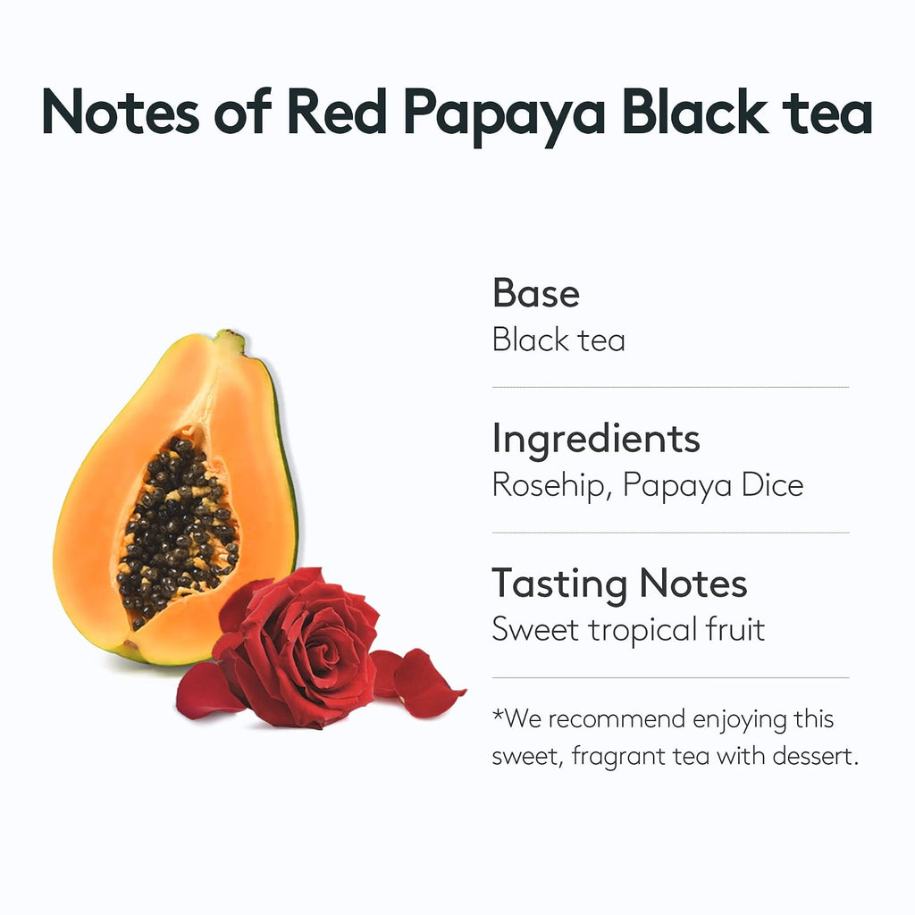 delicious peach and papaya infusion