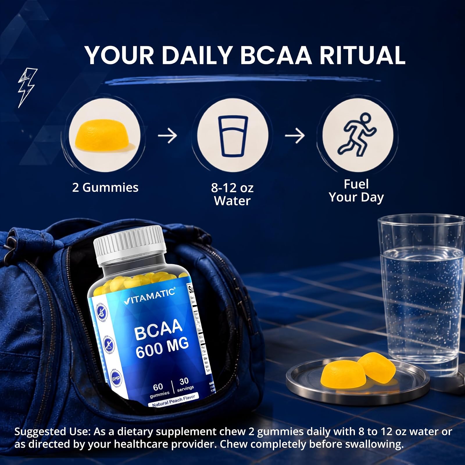 Delicious peach BCAA for workouts