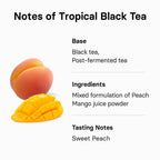 delicious peach black tea blend