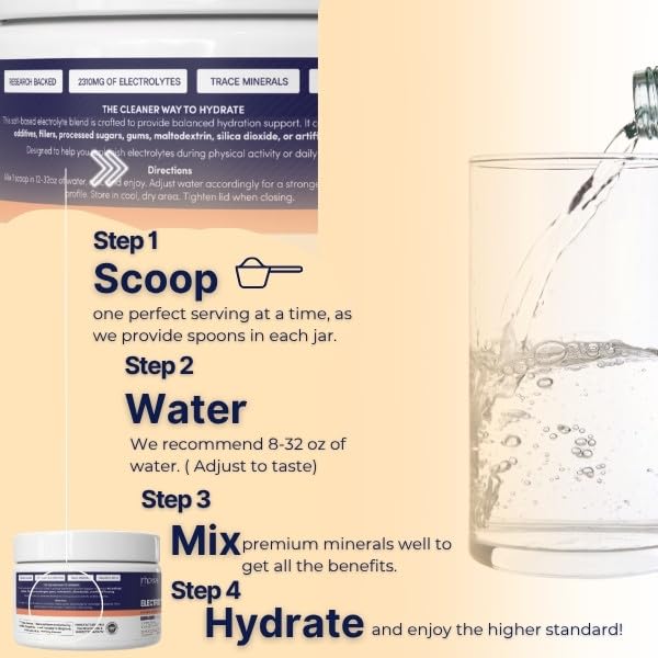 delicious peach electrolyte powder for hydration
