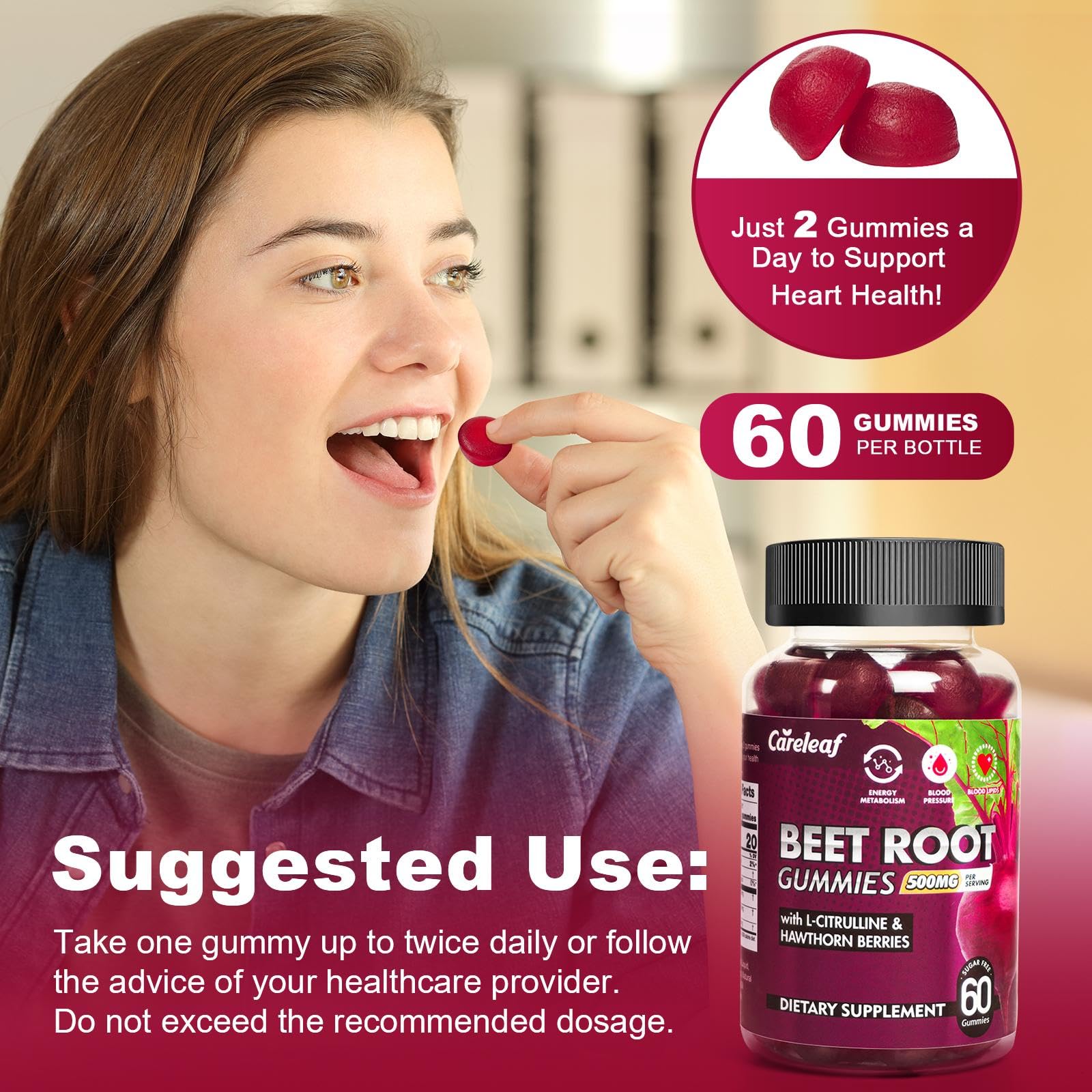 delicious peach flavor health gummies