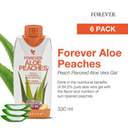 delicious peach flavour aloe vera