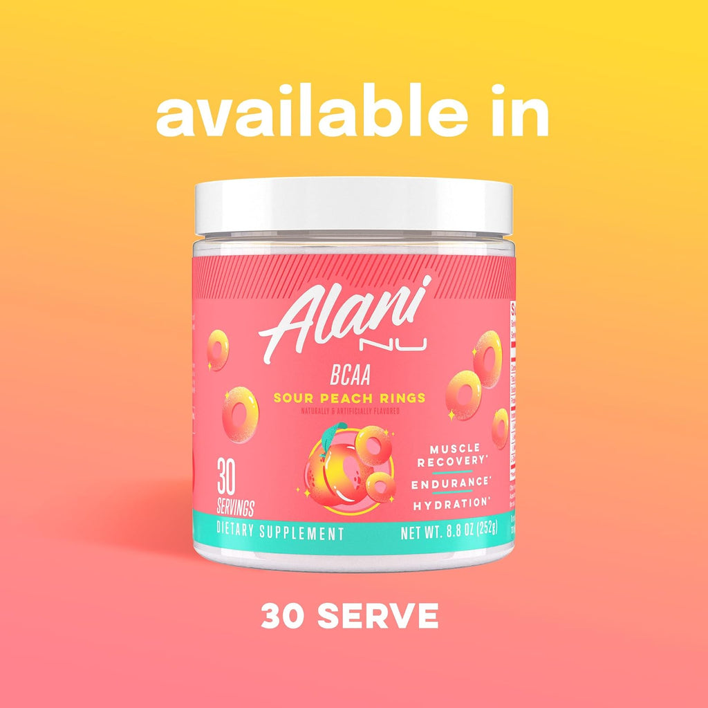 Delicious peach flavour BCAA drink