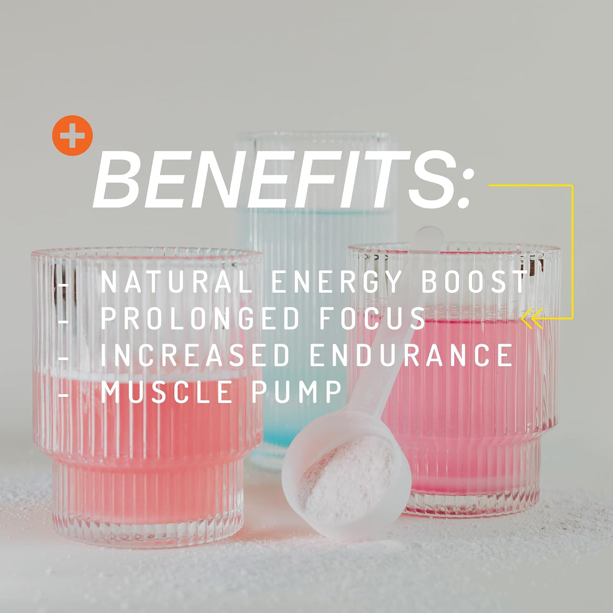 delicious peach flavour pre-workout
