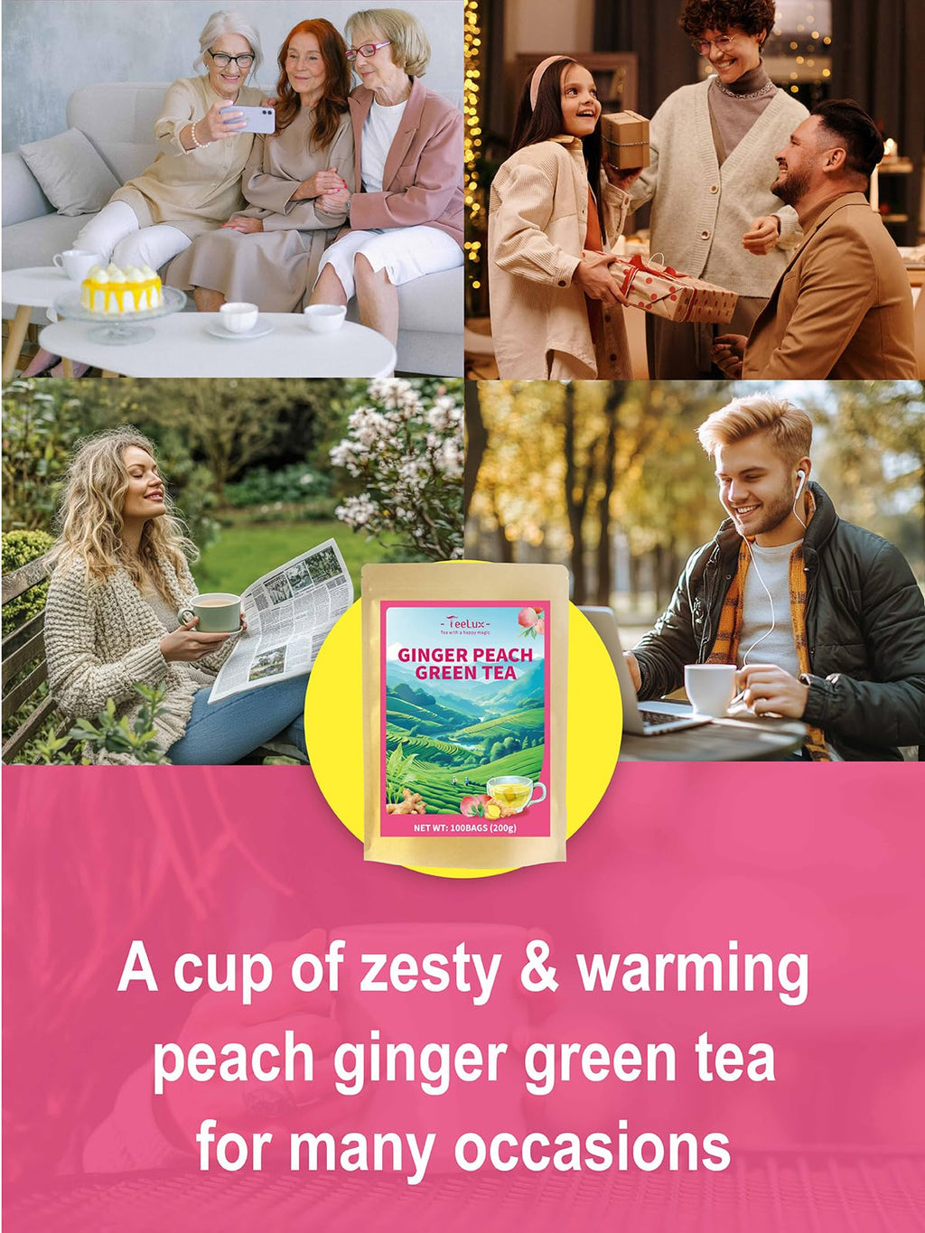 delicious peach ginger tea experience
