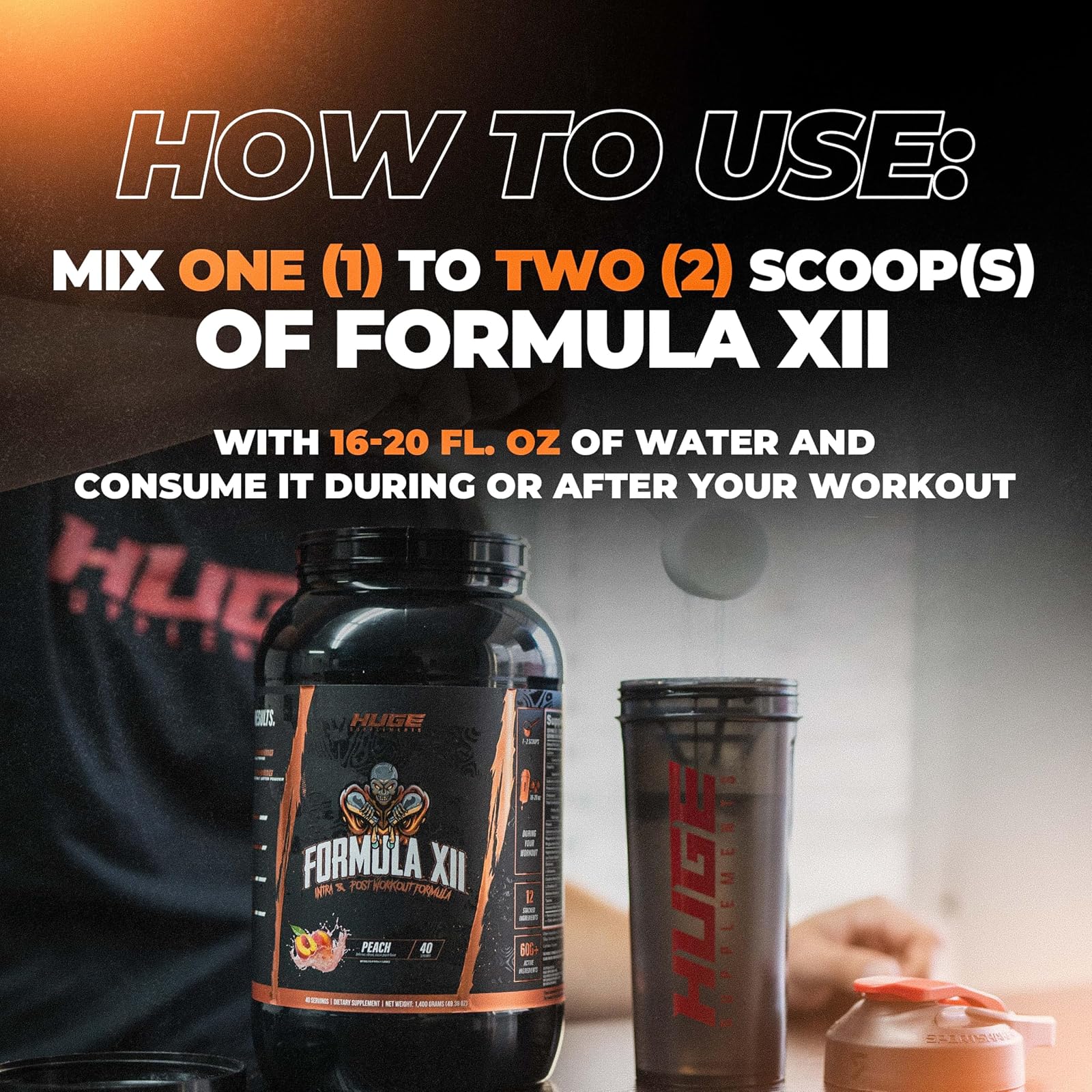 delicious peach intra workout nutrition