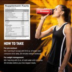 delicious peach mango pre-workout drink