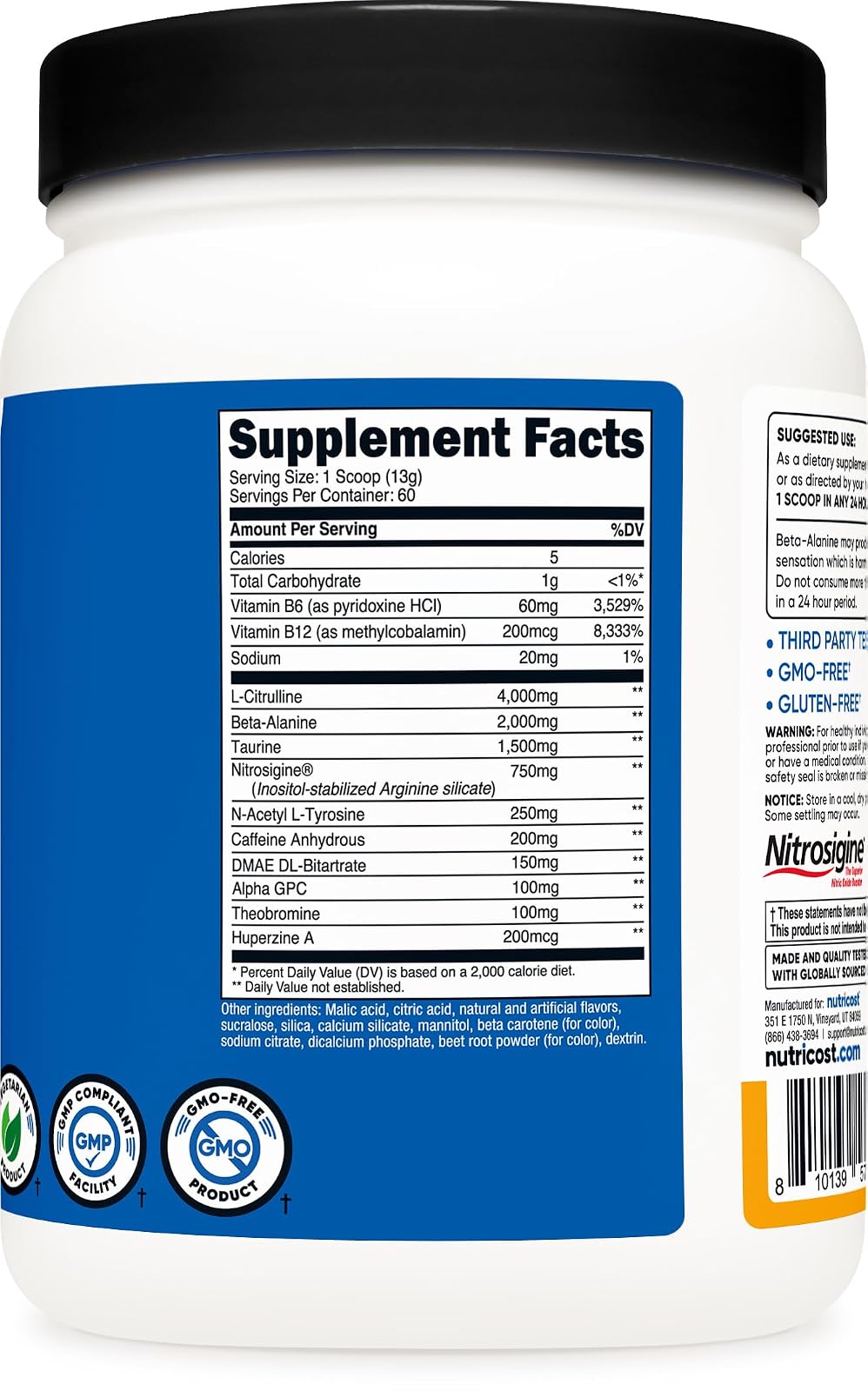 delicious peach mango pre-workout drink