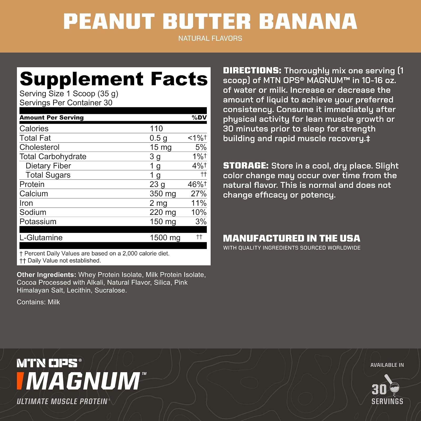 delicious peanut butter banana protein shake