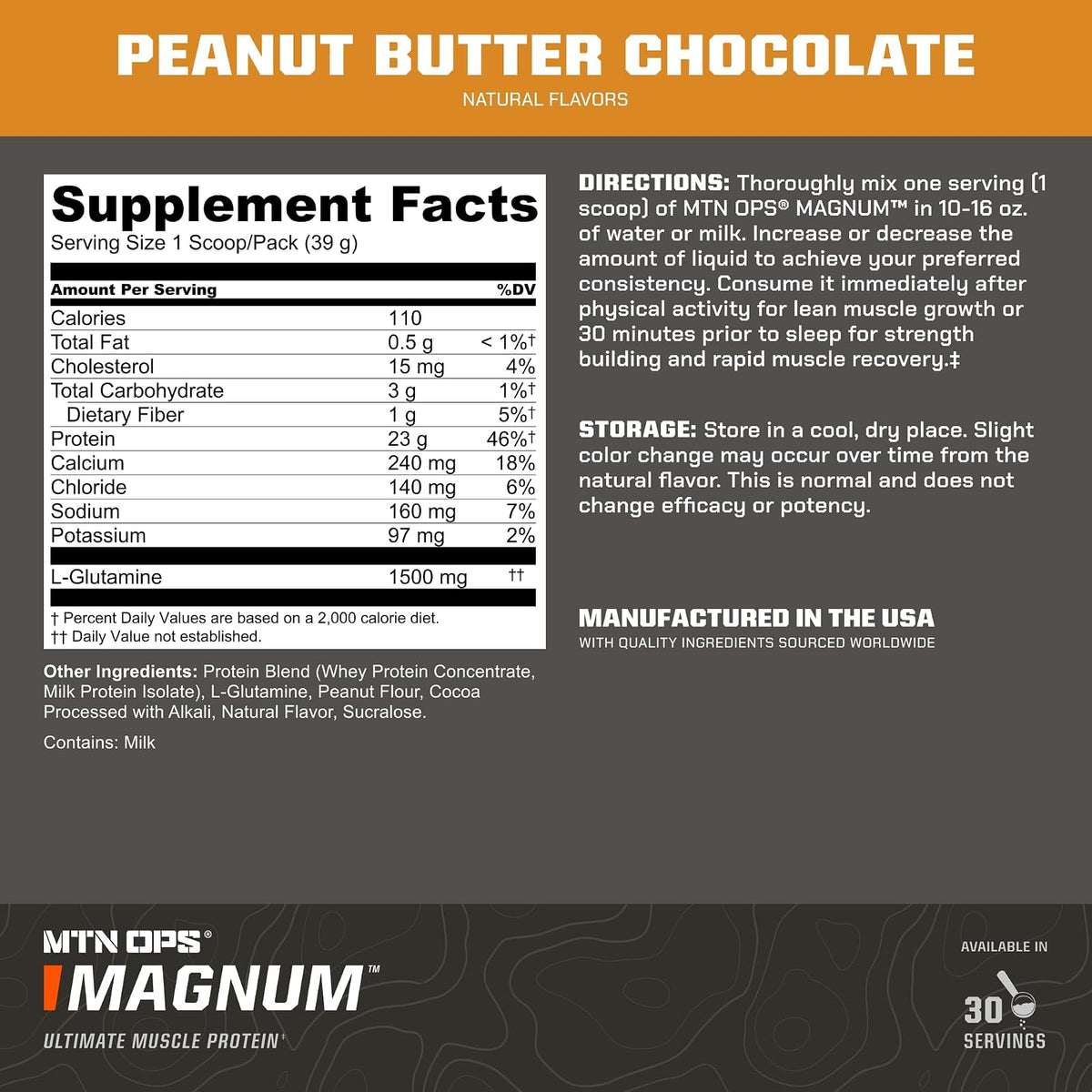 delicious peanut butter chocolate protein powder