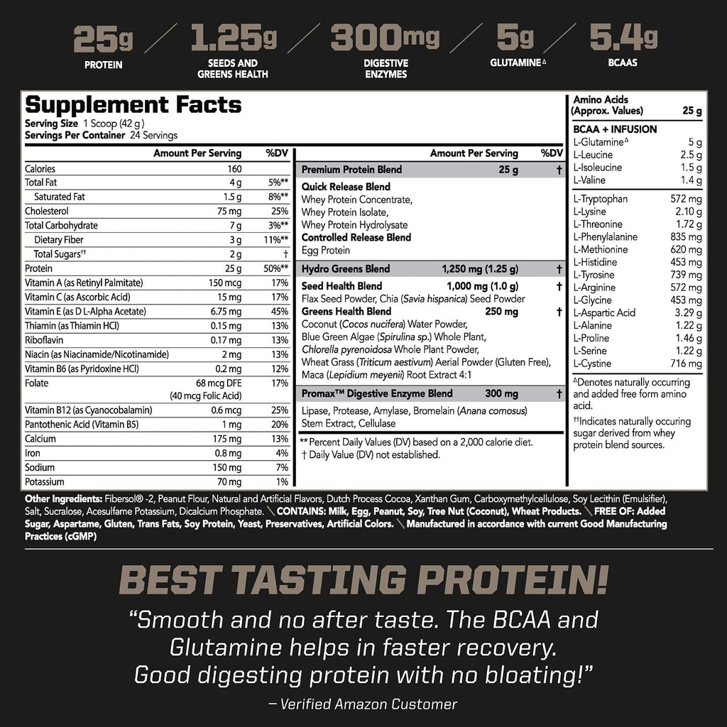 delicious peanut butter cup protein powder
