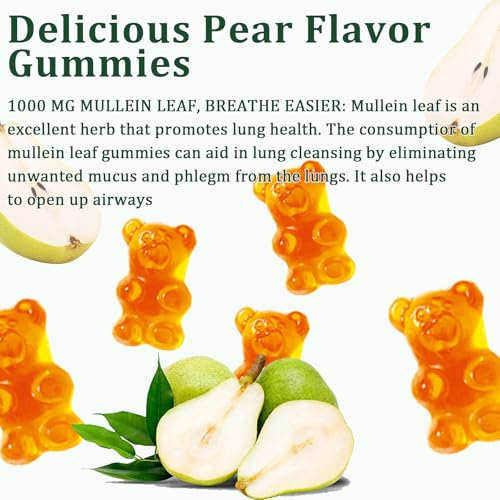 Delicious pear-flavoured herbal supplements