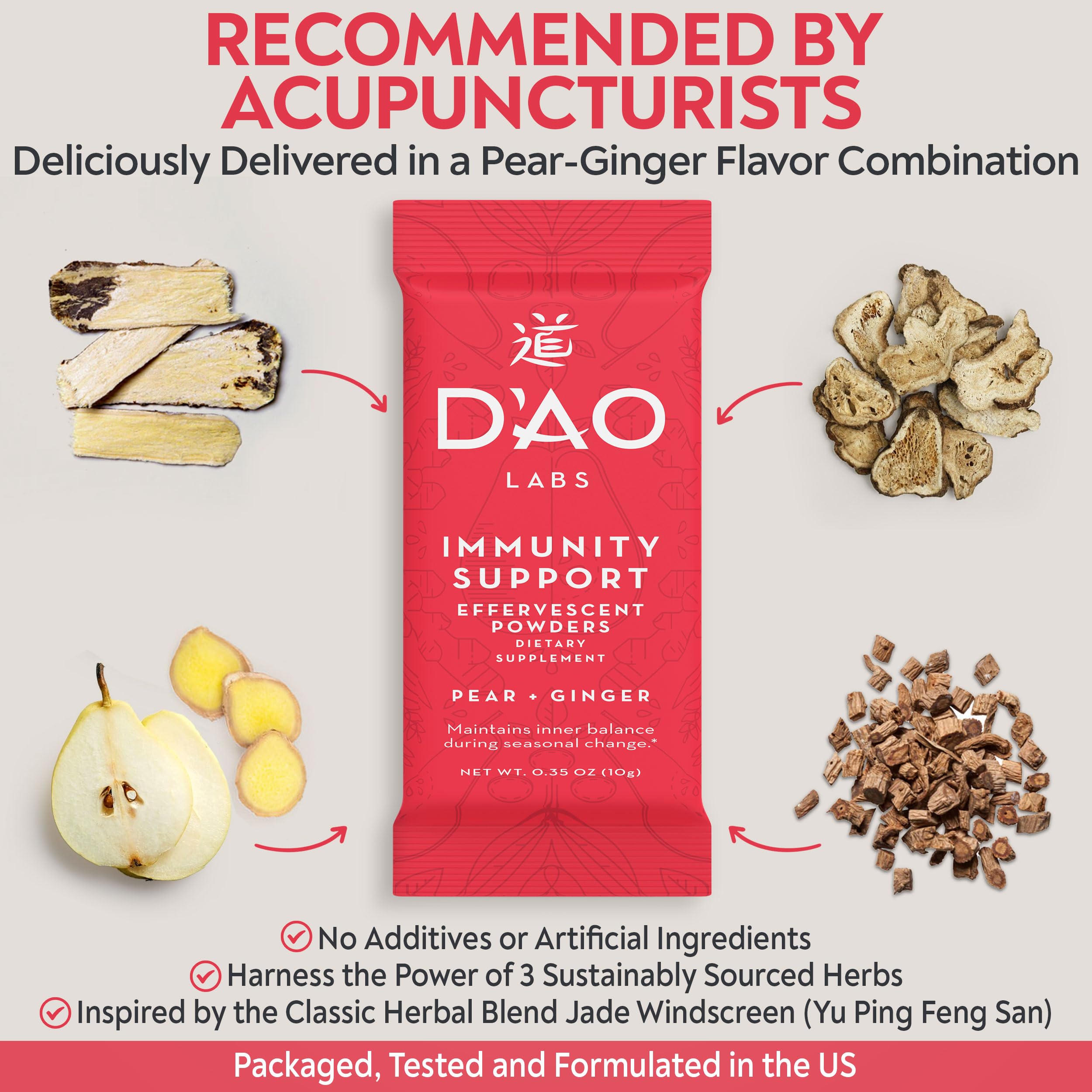 delicious pear ginger immune support