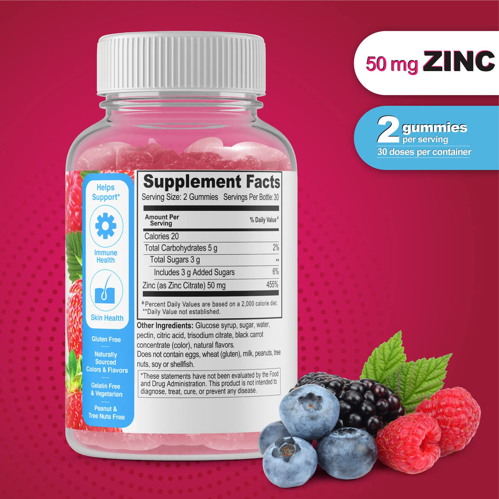 delicious pectin zinc gummies