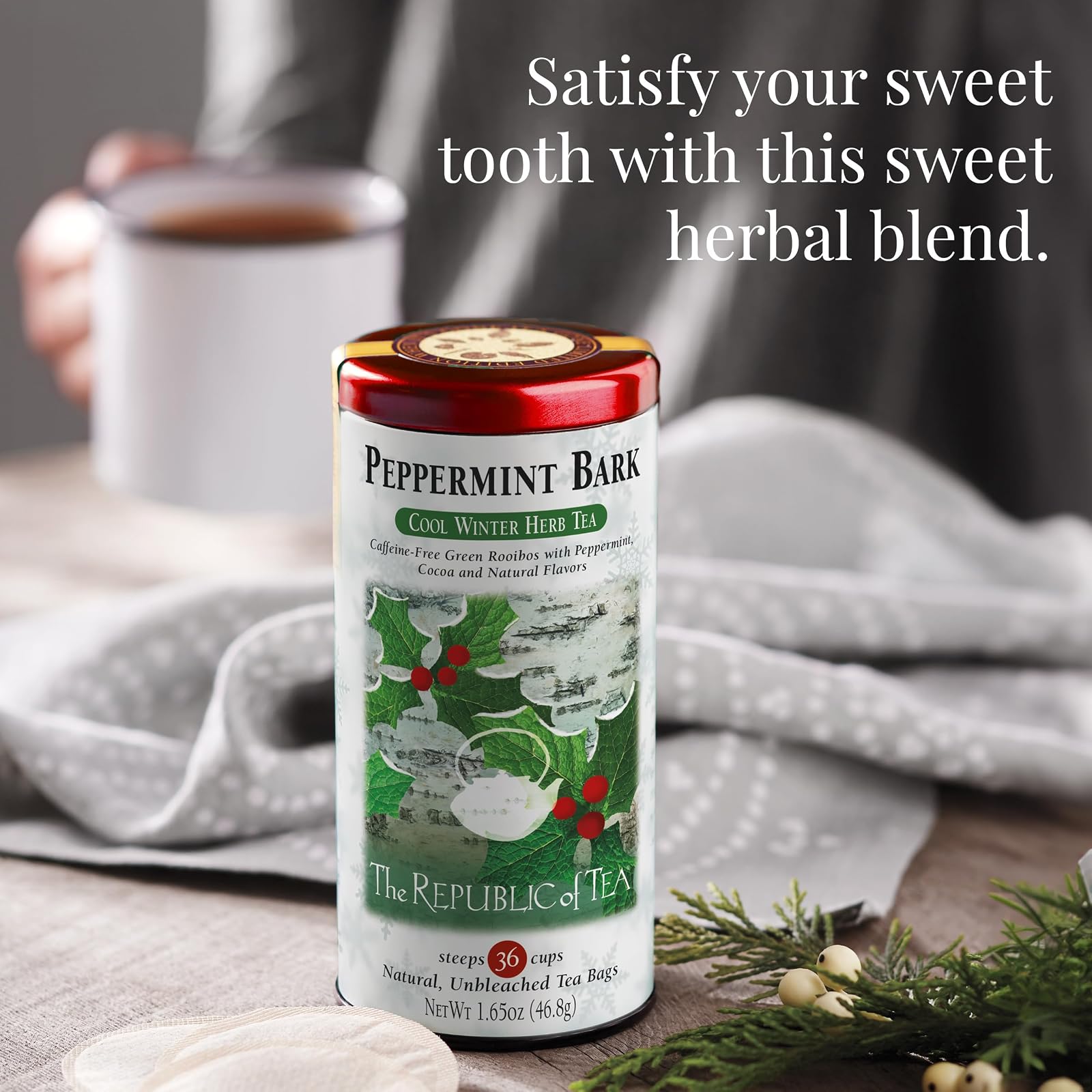 delicious peppermint bark tea