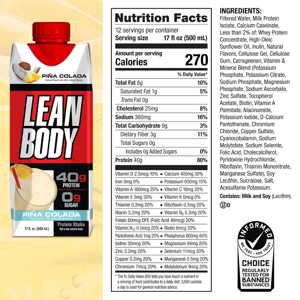 Delicious Pina Colada protein flavour