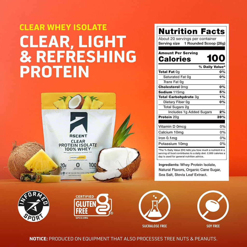 delicious pineapple coconut protein shake
