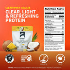 delicious pineapple coconut protein shake