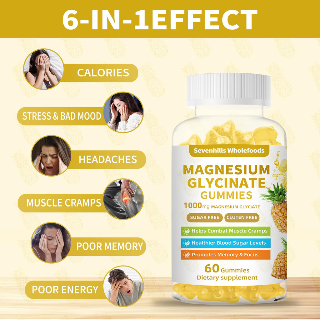 Delicious pineapple flavour gummies