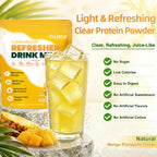 delicious pineapple mango protein drink
