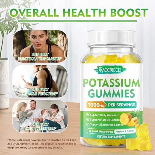 delicious pineapple potassium gummies for energy