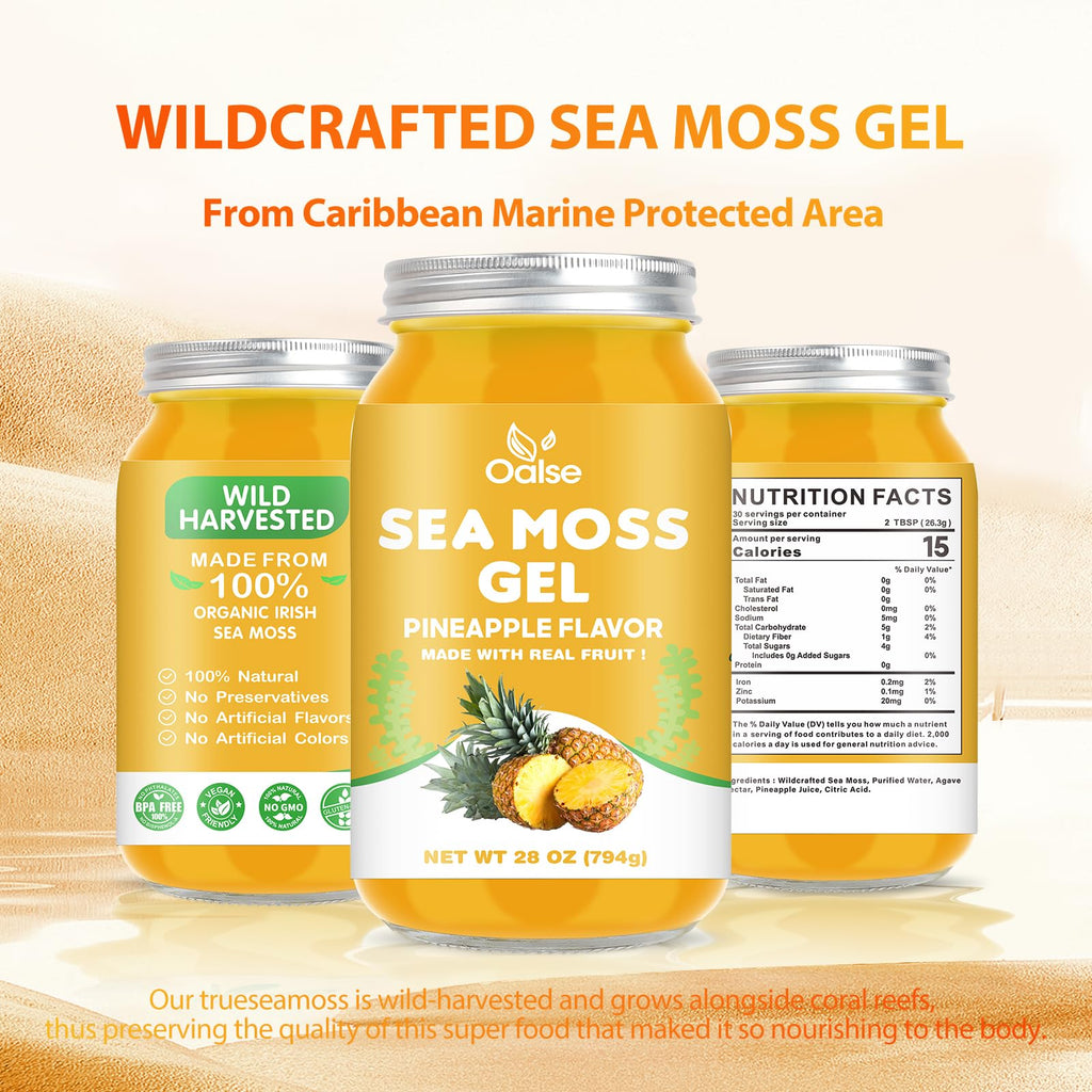 delicious pineapple sea moss gel