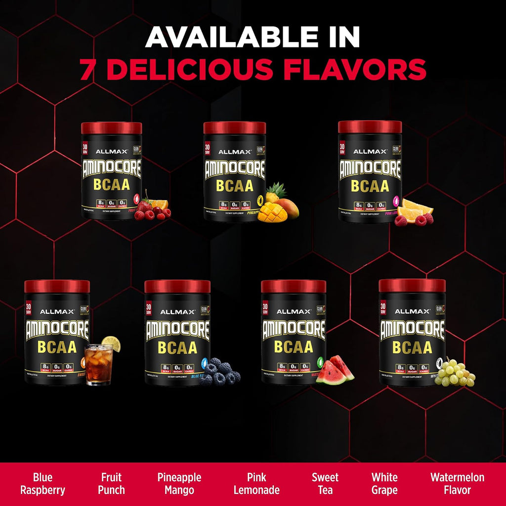 Delicious pink lemonade BCAA drink