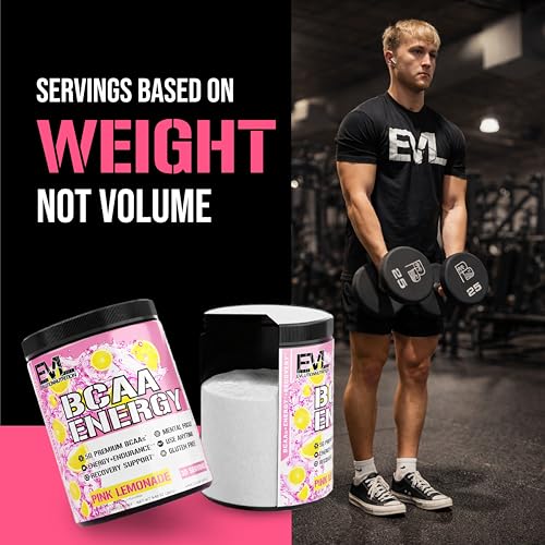 Delicious pink lemonade flavour BCAA powder