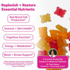 Delicious pink stork gummies for breastfeeding