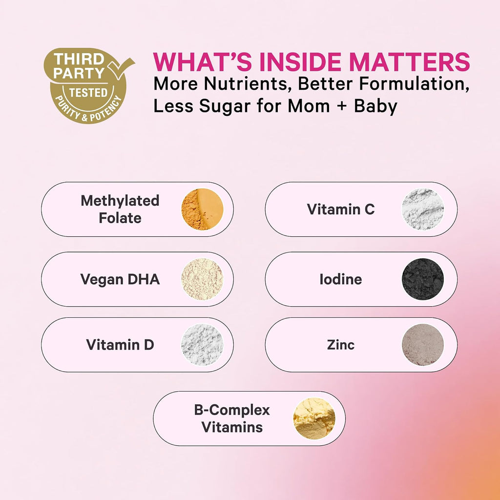 delicious pink stork gummy vitamins