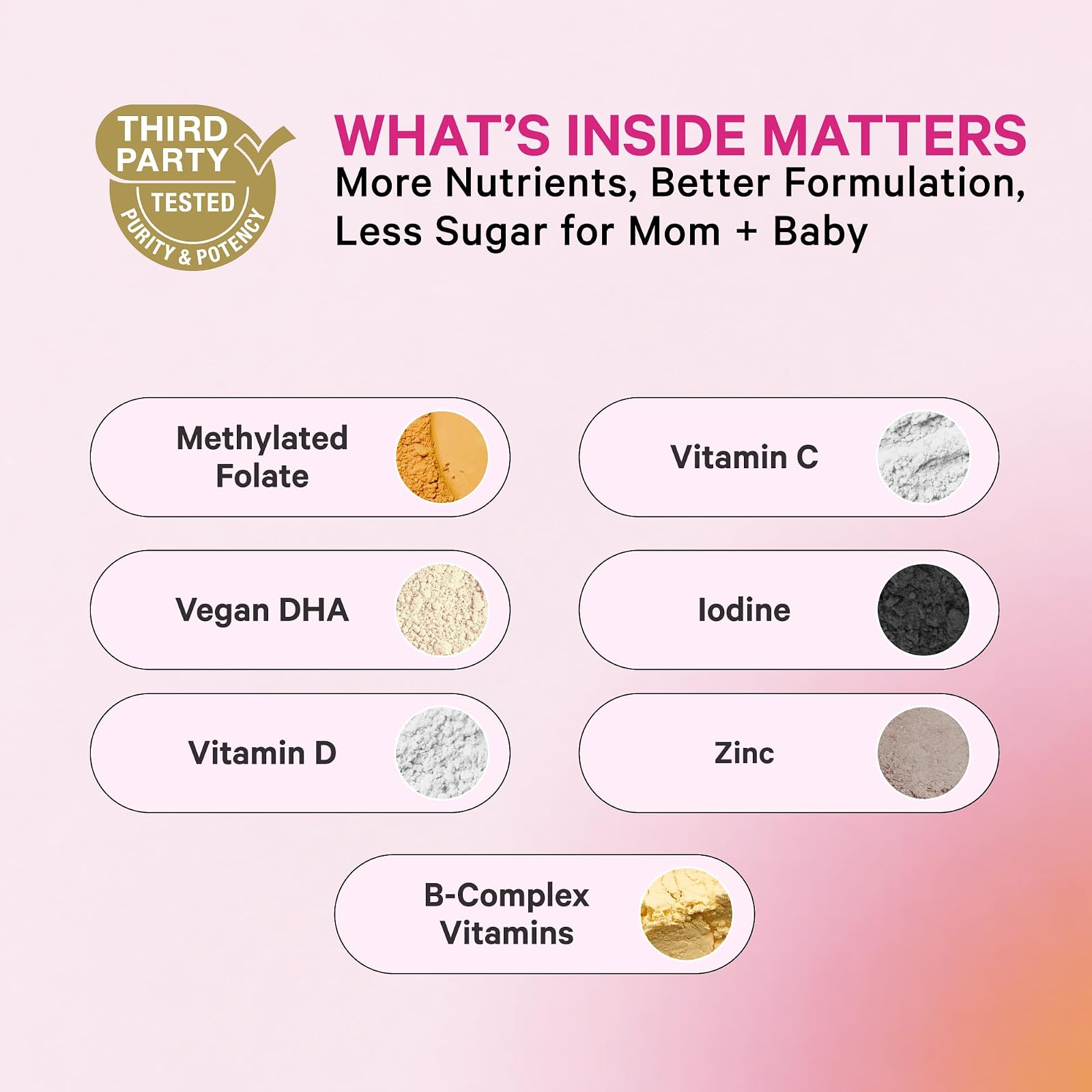delicious pink stork gummy vitamins