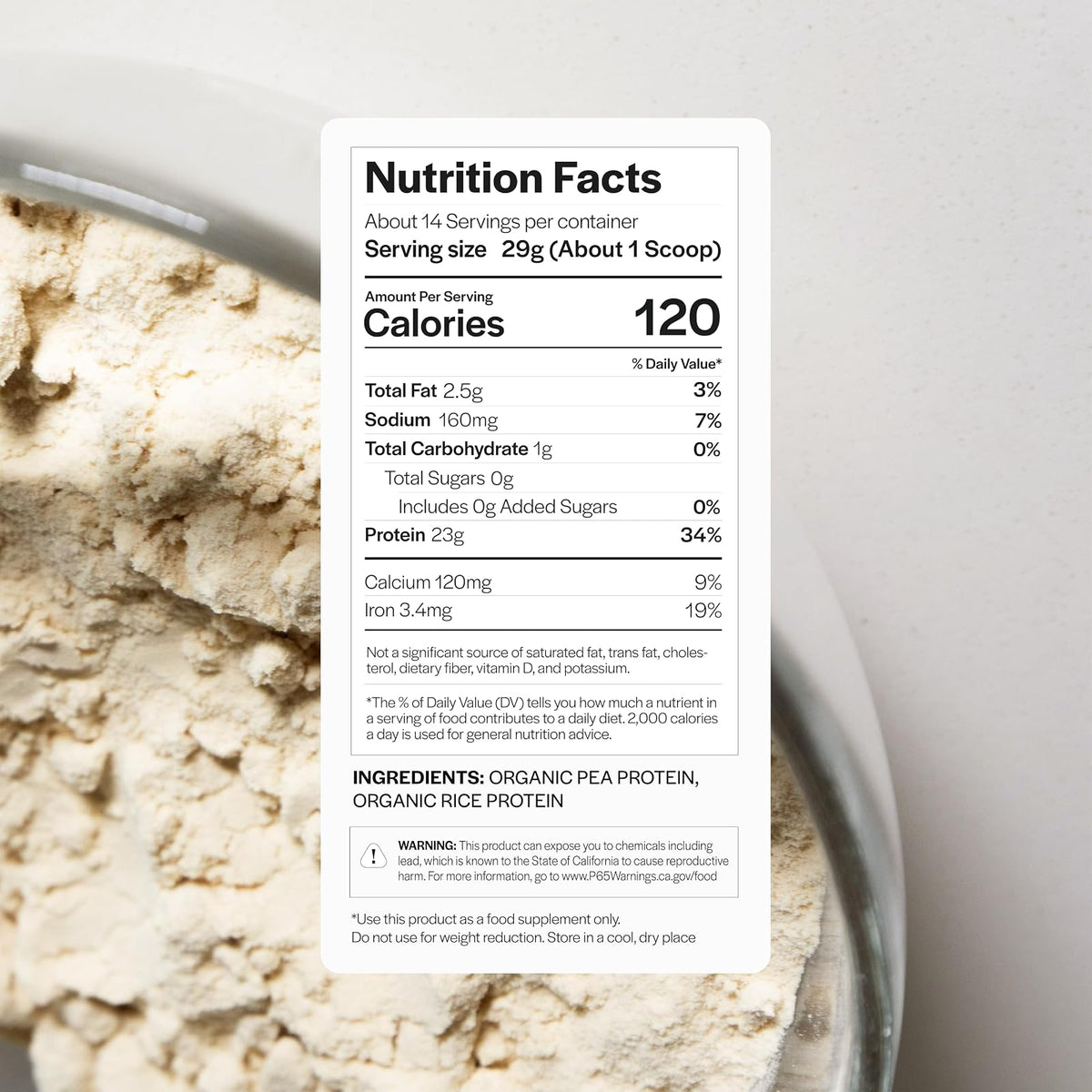 Delicious plant-based protein blend