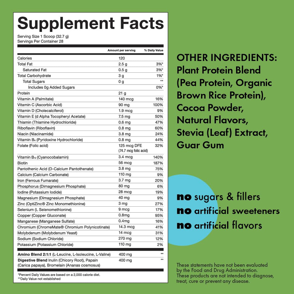 delicious plant based protein powder