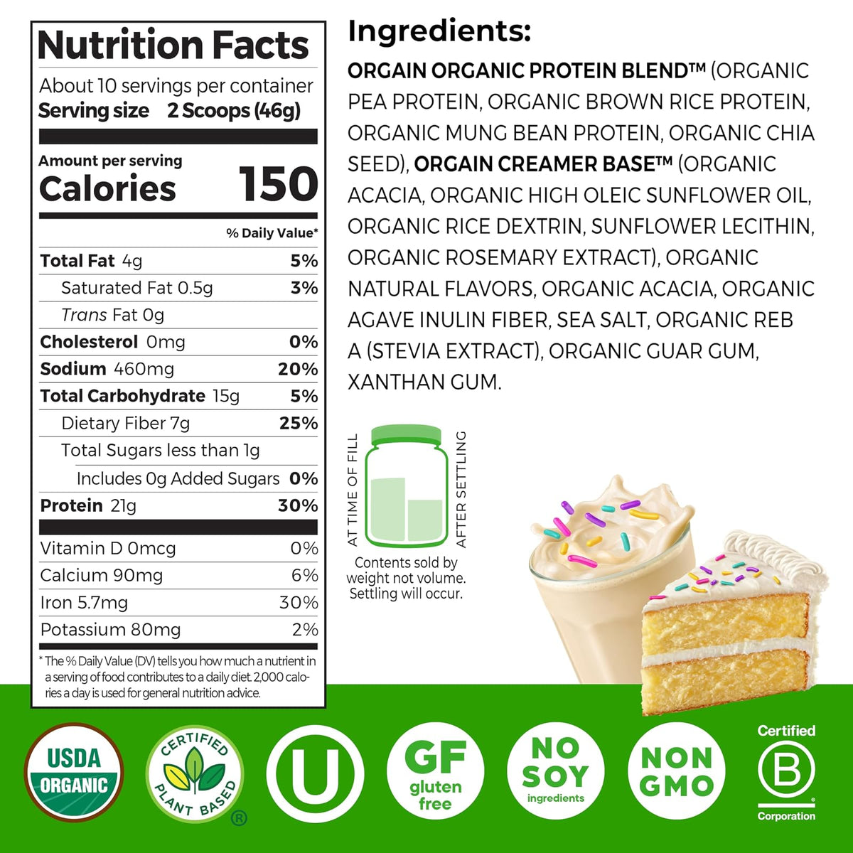 delicious plant based protein powder