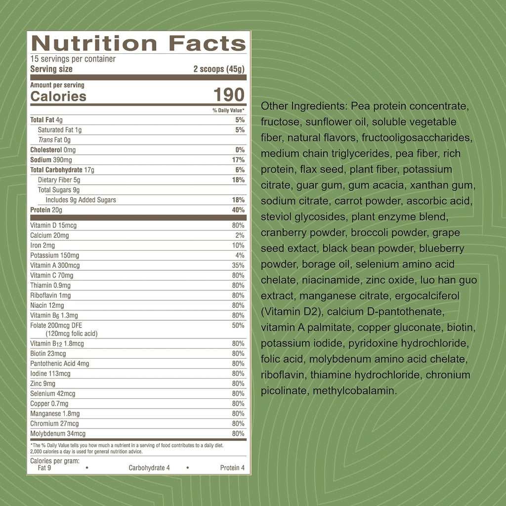 delicious plant based protein powder
