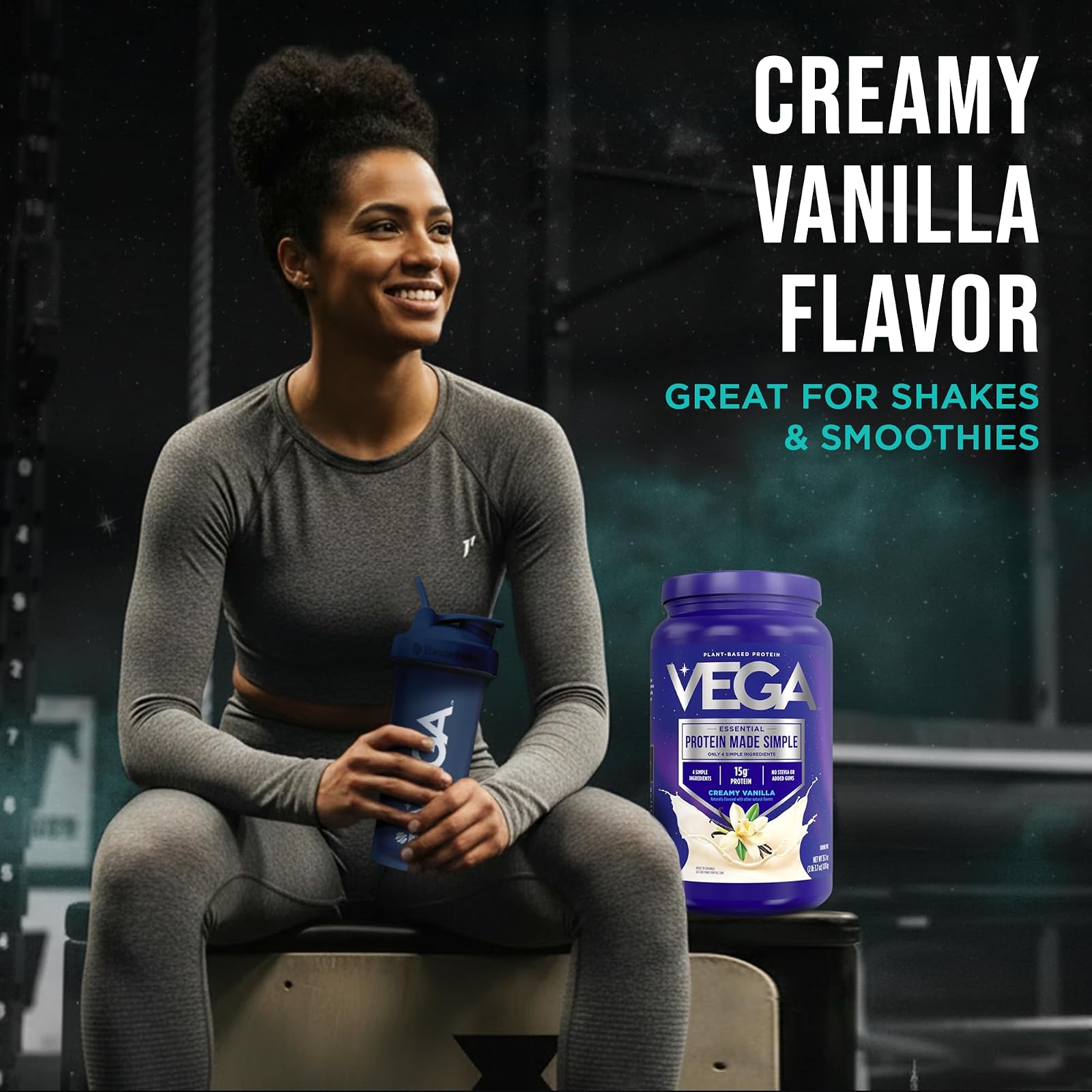 delicious plant based vanilla flavour
