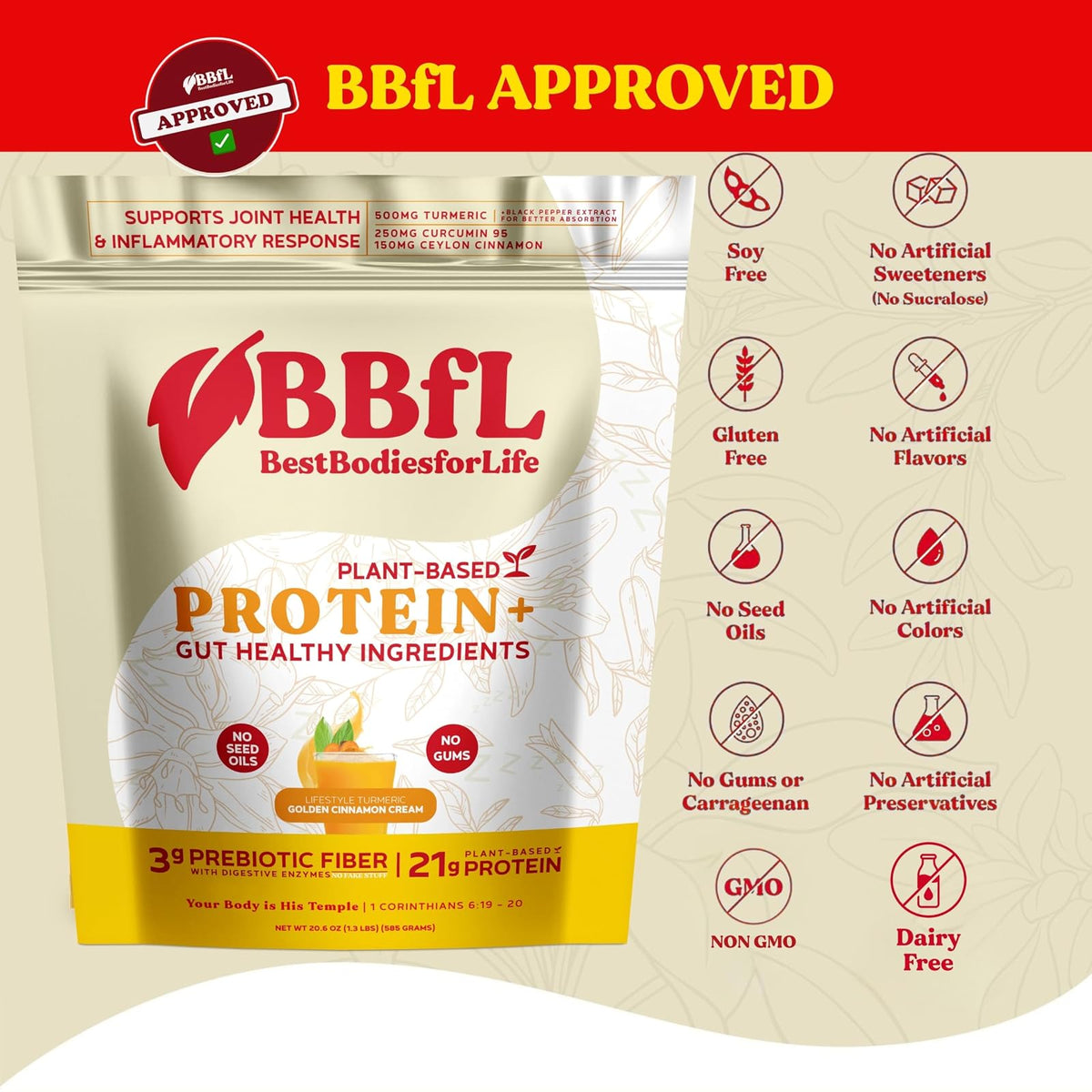 delicious plant protein shake mix