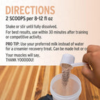 delicious post-exercise protein shake