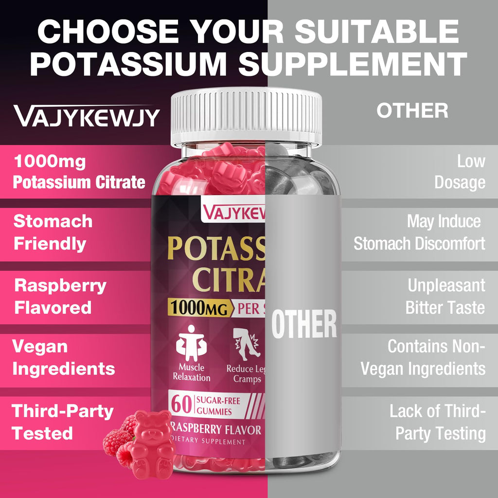 delicious potassium gummies for daily use